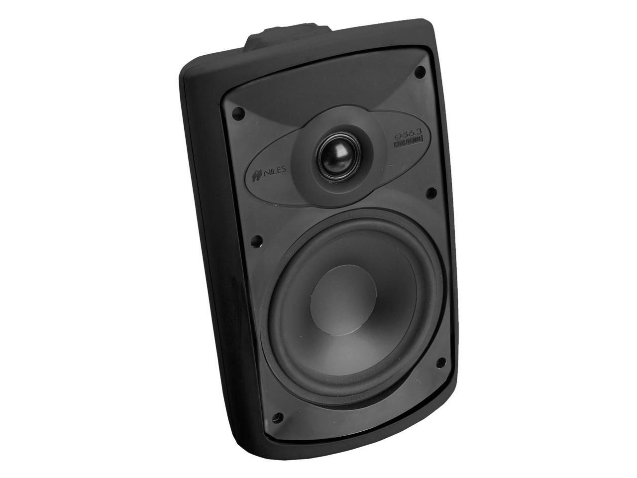 Niles OS6.3 Black (Pr.) 6 Inch 2-Way High Performance Indoor Outdoor ...