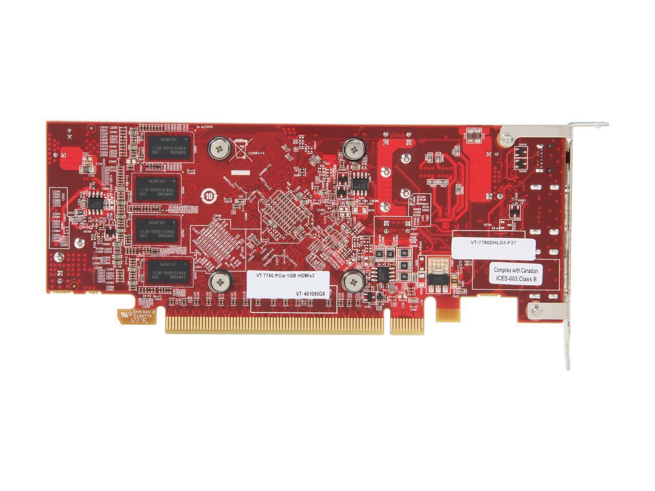 Visiontek Radeon HD 7750 SFF 1GB DDR3 3M (2 x HDMI, Mini DP), 900574 ...