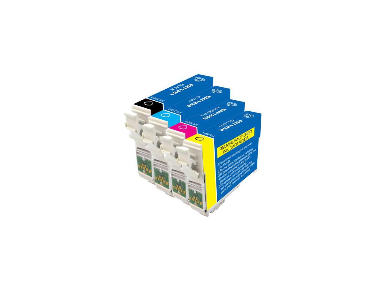 Epson Stylus NX530 Ink Cartridges, 4 Color Set T125120 / T125220 ...