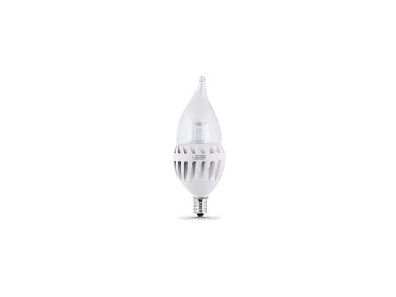 Feit Electric CFC/DM/500/LED LED Light Bulb, Candelabra E12, 7W (60W ...