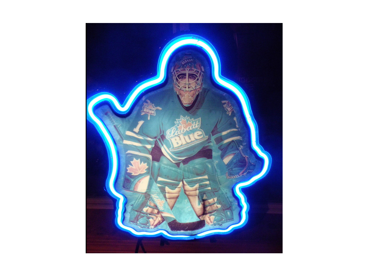 Fashion Neon Sign Labatts Blue Beer Handcrafted Real Glass Lamp Neon ...