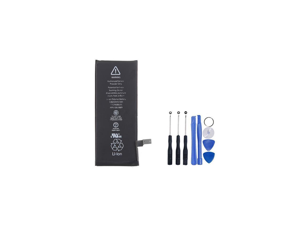 1810mAh 3.82V Li-Ion Polymer Battery Replacement for iPhone 6 (4.7Inch ...