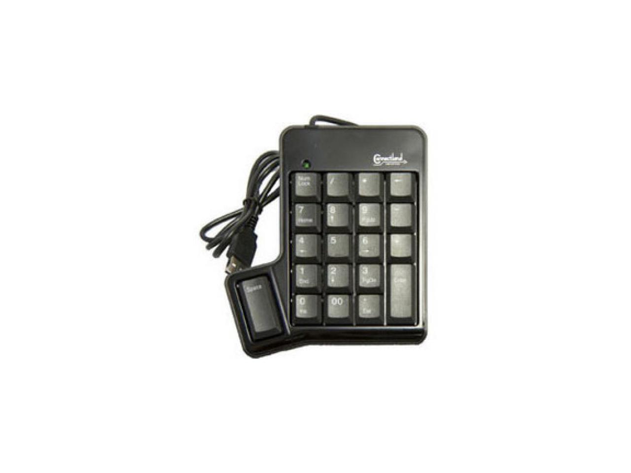 SYBA Wired USB 2.0 Numeric Keypad 18 Keys for Notebook Laptops - CL-USB ...