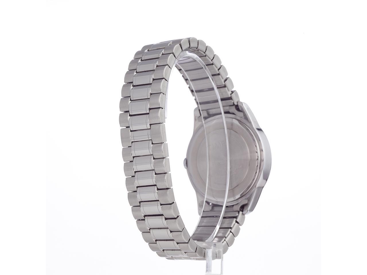 Timex Men's T2M933 Silver Stainless-Steel Quartz Watch with Blue Dial ...