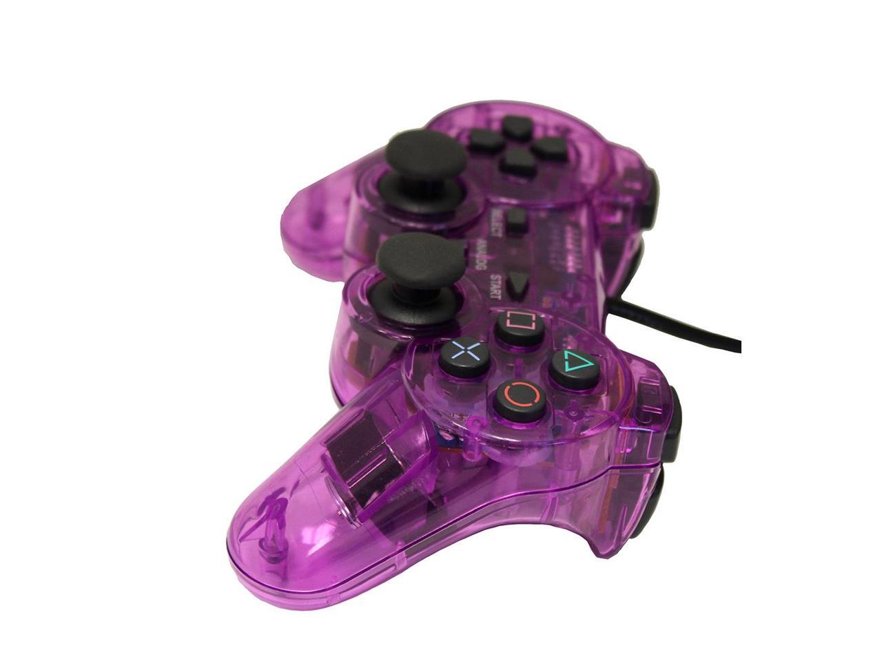 Transparent Purple Controller for Playstation PS1 PS2 by Mars Devices ...