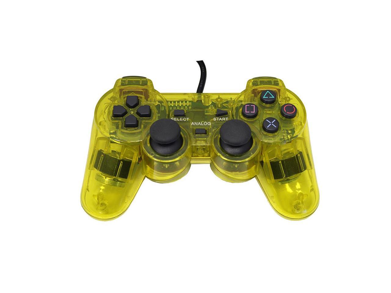 Transparent Yellow Controller for Playstation PS1 PS2 by Mars Devices ...