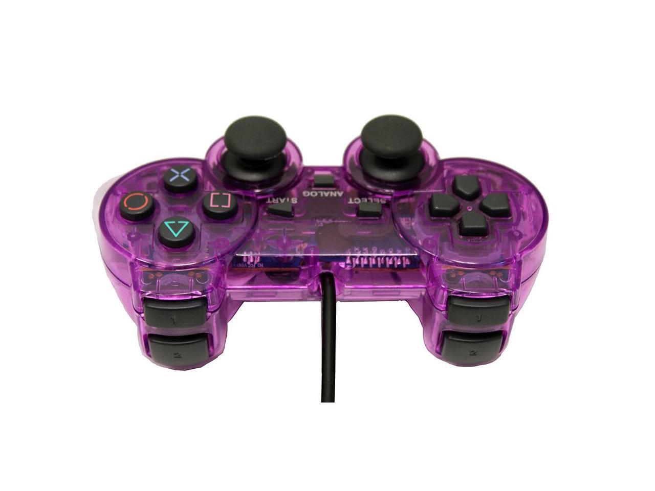 Transparent Purple Controller for Playstation PS1 PS2 by Mars Devices ...