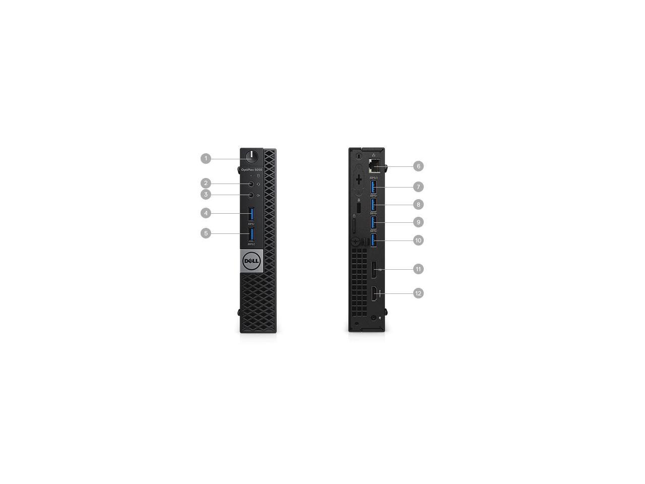 Refurbished: Dell Optiplex 5050 (D10U) Micro PC - Intel Core i5 (i5 ...