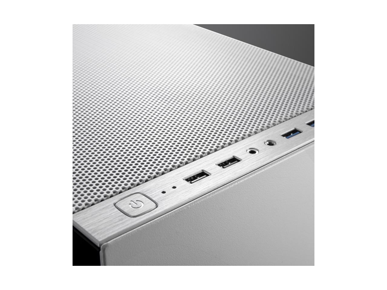 Geometric Future M8 Lohan White Mid Tower E-ATX/ATX Gaming Case, 4mm ...