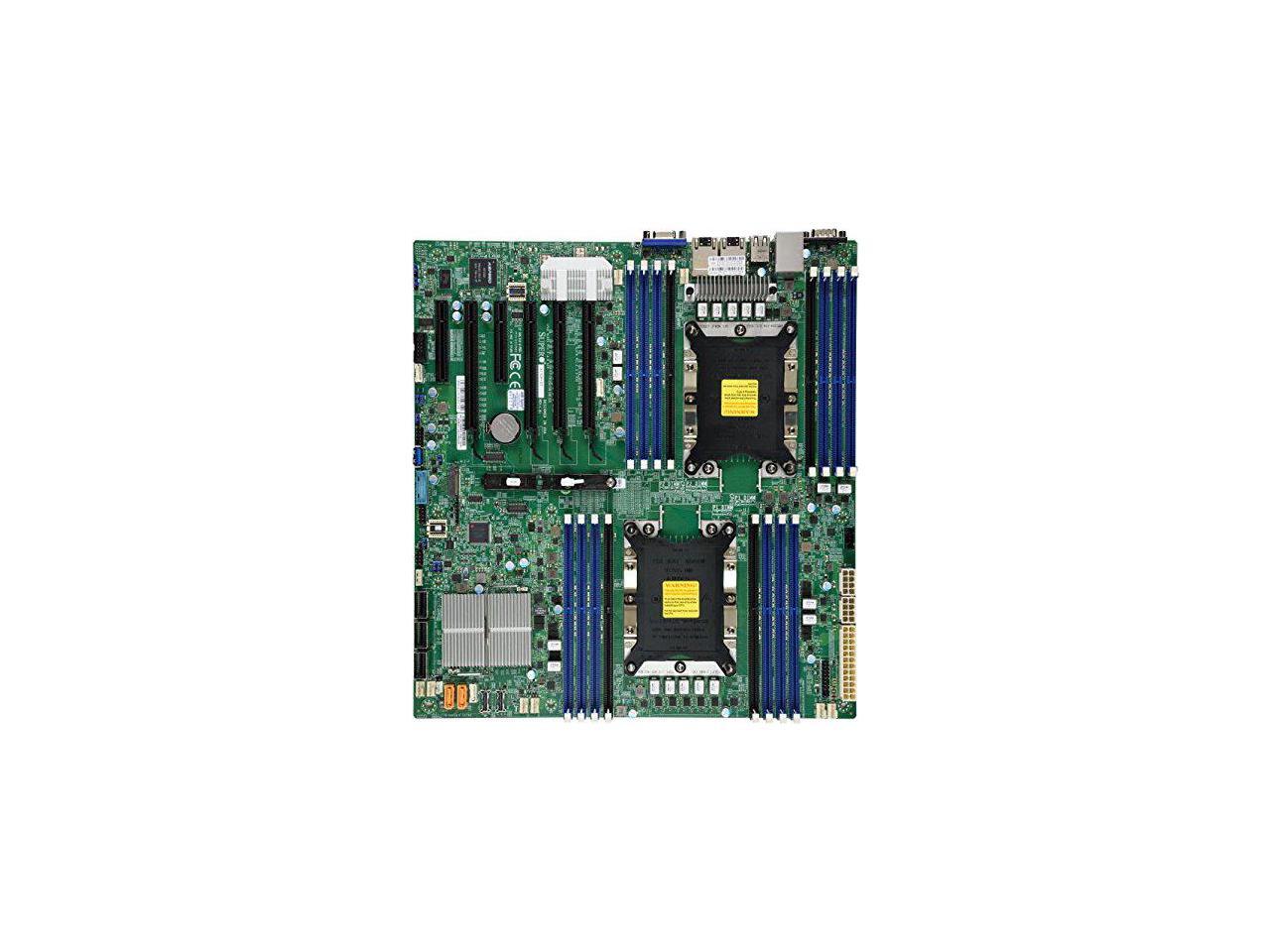 Supermicro MotherBoard MBD-X11DPI-N-B Xeon Dual Socket LGA 3647 C621 Max.2TB PCI Express E-ATX ...