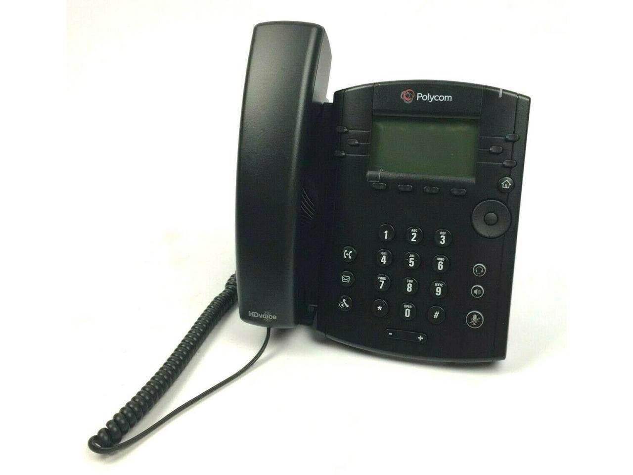 Polycom 2200-48350-025 VVX 311 Corded Business Media Phone System, 6 ...