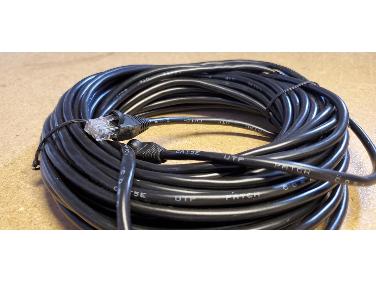 BattleBorn 50 Foot Ethernet Network Patch Cable 50' ft Cat5e UTP ...