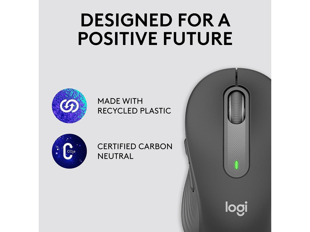 Logitech Signature M650 Wireless Mouse (Graphite) - Newegg.com