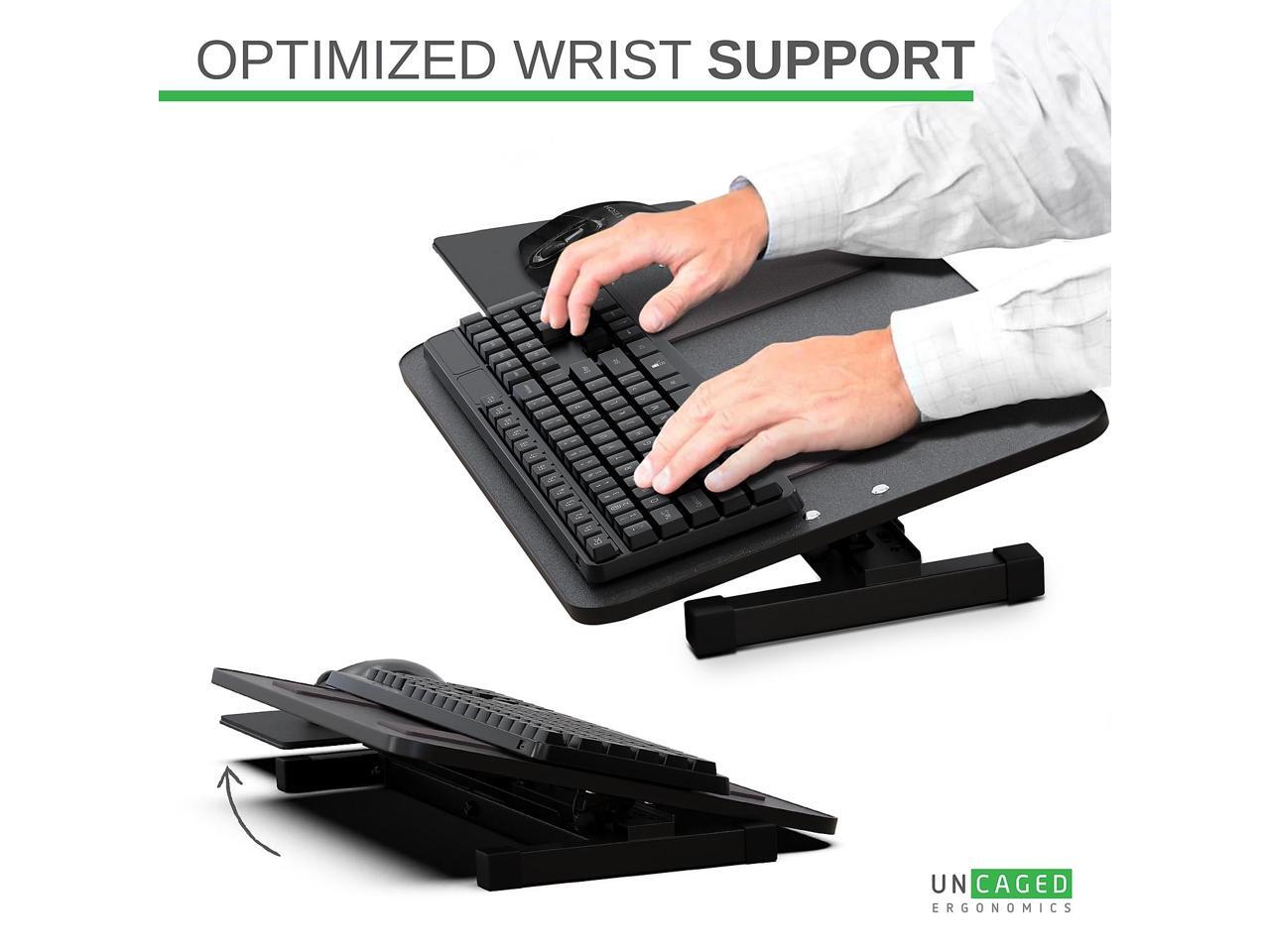 KT3 Computer Keyboard Stand for Desk - Keyboard Riser for Desk Height ...