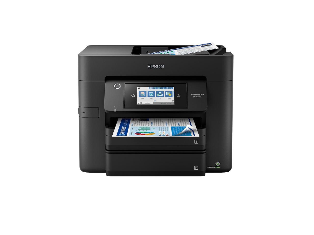 Epson WorkForce Pro WF-4830 Wireless All-in-One Printer - Newegg.com