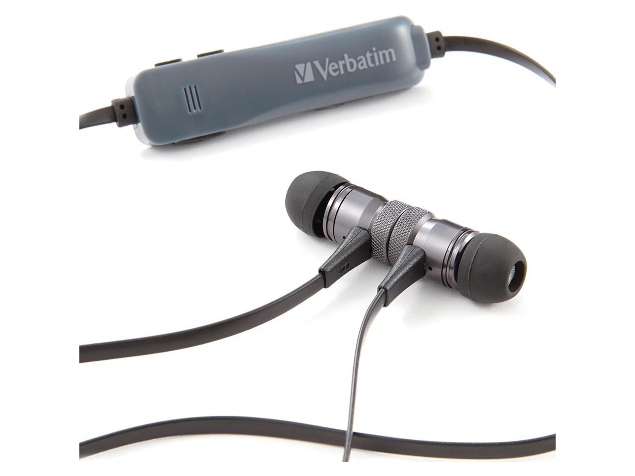 Verbatim Bluetooth Stereo Earphones with Microphone, Black, 99776 ...