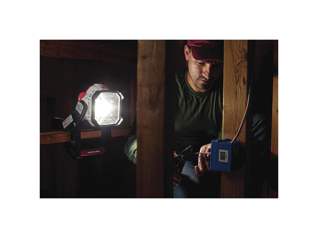 Porter-Cable PCCL500B 20V MAX Corded / Cordless LED Task Light (Tool ...
