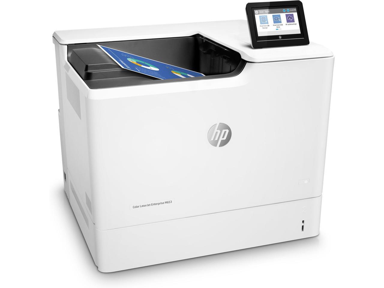 HP LaserJet Enterprise M653dn Color Laser Printer w/ Auto Duplex ...