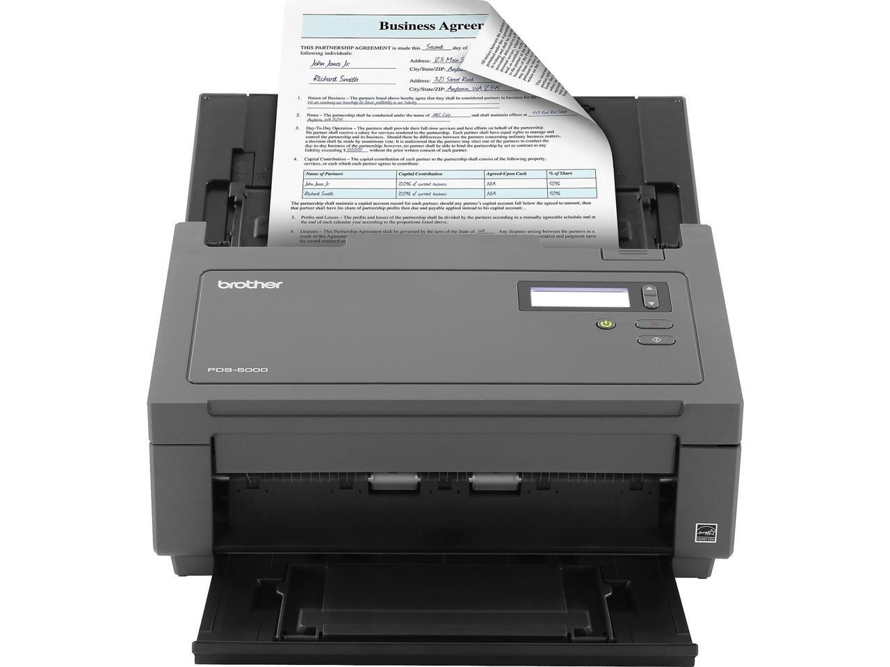 Brother PDS-5000 600 x 600 dpi USB Color Desktop Scanner with Duplex ...