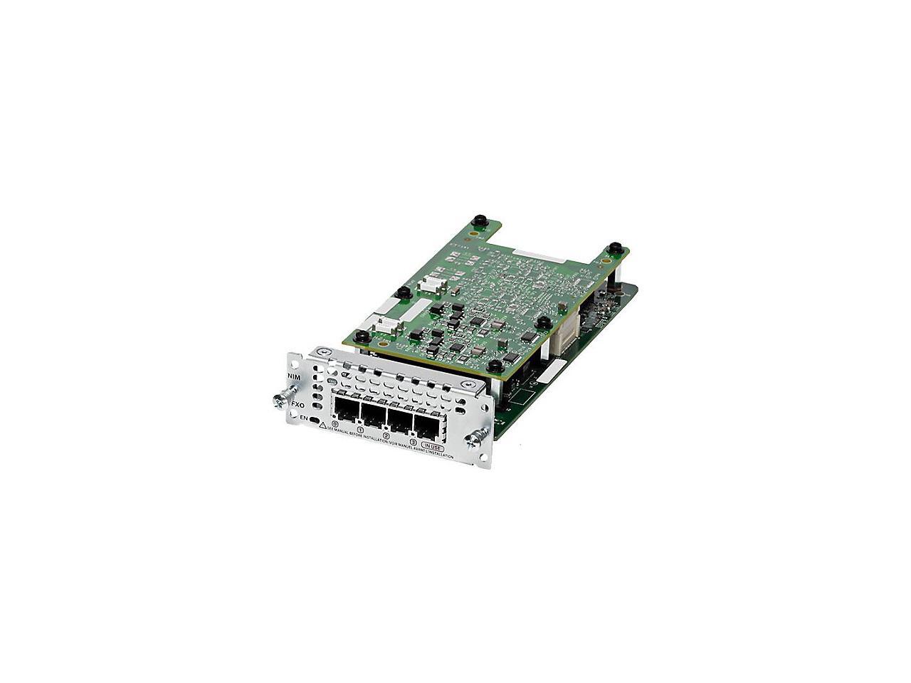 Cisco NIM-4FXO= Voice Interface Card (VIC) - Newegg.com