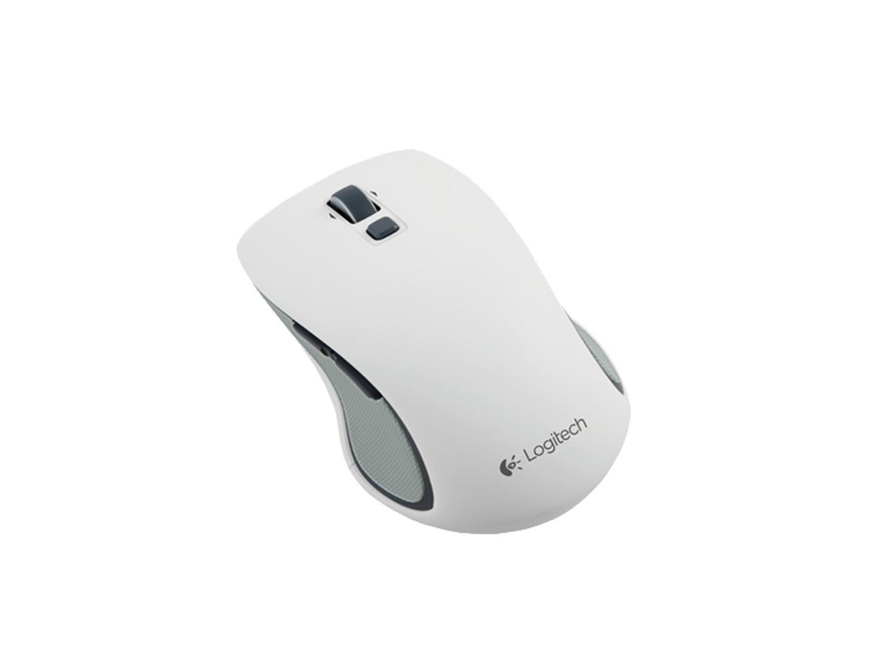 Logitech M560 2.4GHz Both Hands Tilt Wheel USB RF Wireless Mouse-White ...