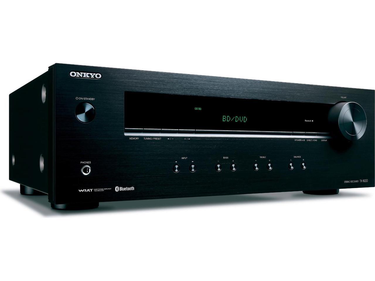 Onkyo TX-8220 Analog Home Audio/Video Stereo Receiver (Black) - Newegg.com