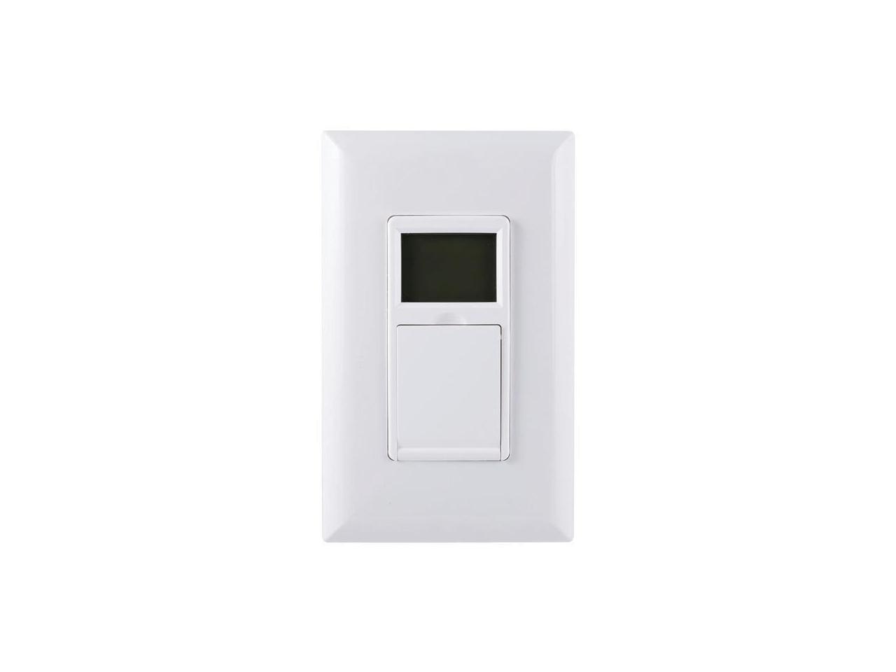 GE 32787 In-Wall 3-Way Sunsmart Screw Terminal Digital Timer - Newegg.com