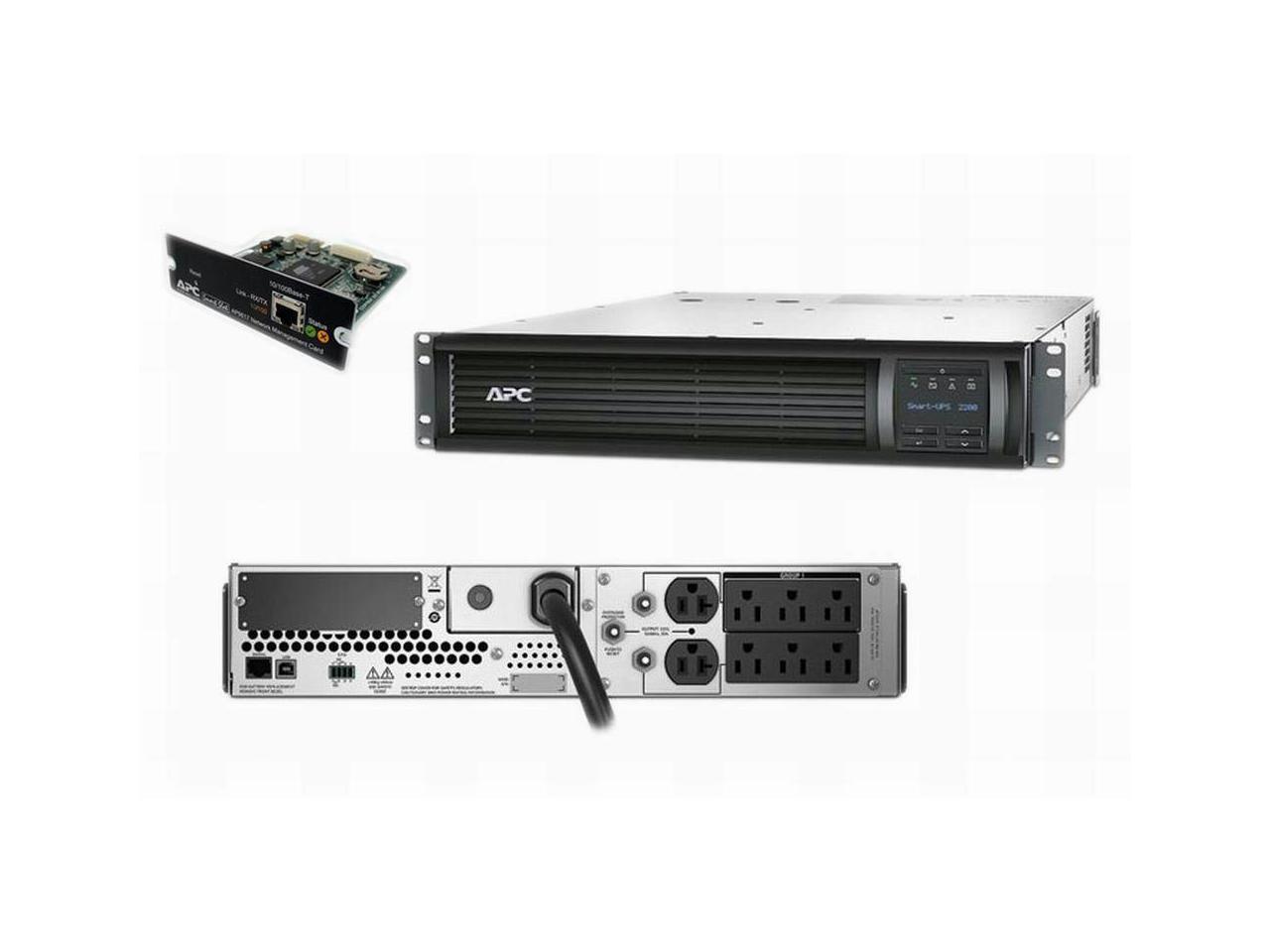 Refurbished: APC SMT2200R2X180 SMART-UPS 2200VA 1980W 120V 2U RACKMOUNT ...