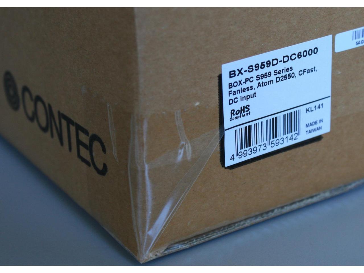 CONTEC DTx Industrial fanless Metal Box PC BX-S959D-DC6000 Intel D2550 ...