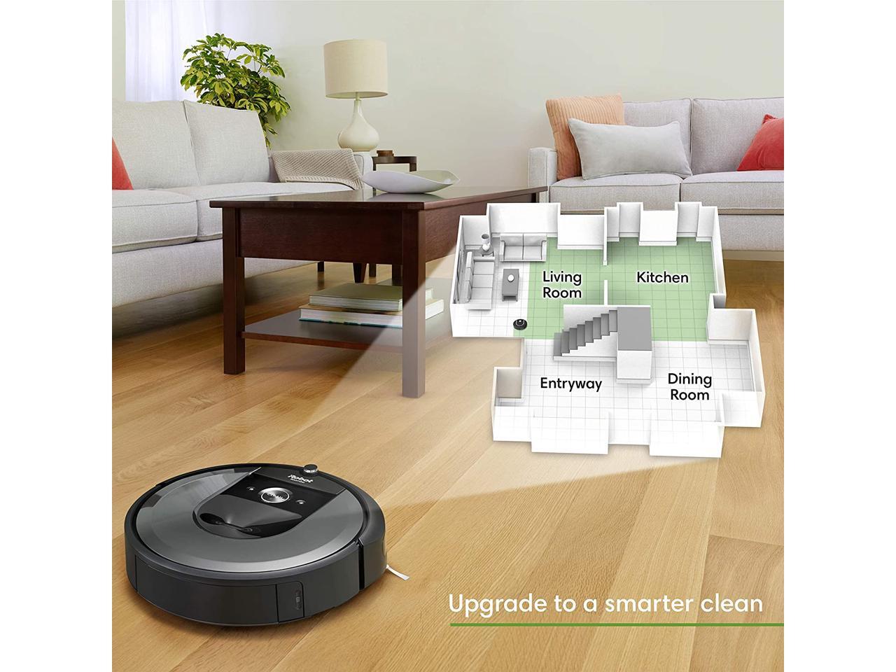 iRobot Roomba i6+ (6550) Robot Vacuum with Automatic Dirt Disposal ...
