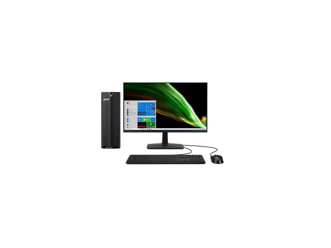 Acer Aspire Desktop with 23.8" Monitor, 10th Gen Intel Core i3-10105 4 ...