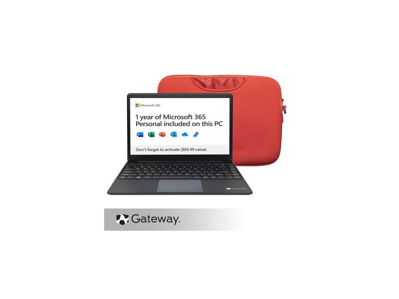 Gateway 14.1" Ultra Slim Notebook, FHD, Intel Celeron N4020, 4GB/64GB ...