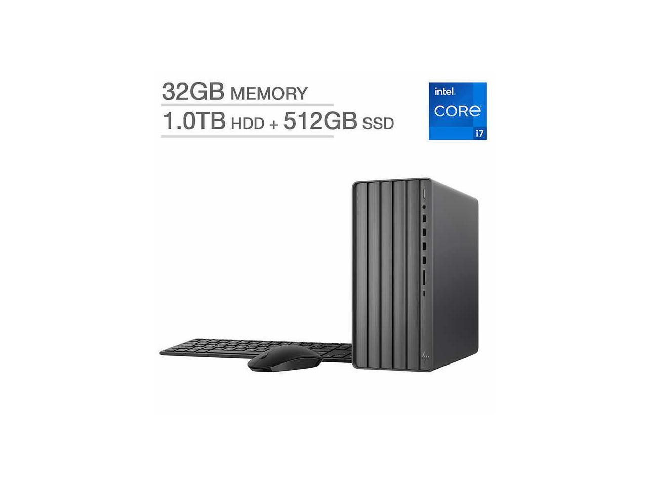 HP ENVY Desktop - 14th Gen Intel Core i7-14700 - Windows 11 Professional TE01-5147c PC Computer ...