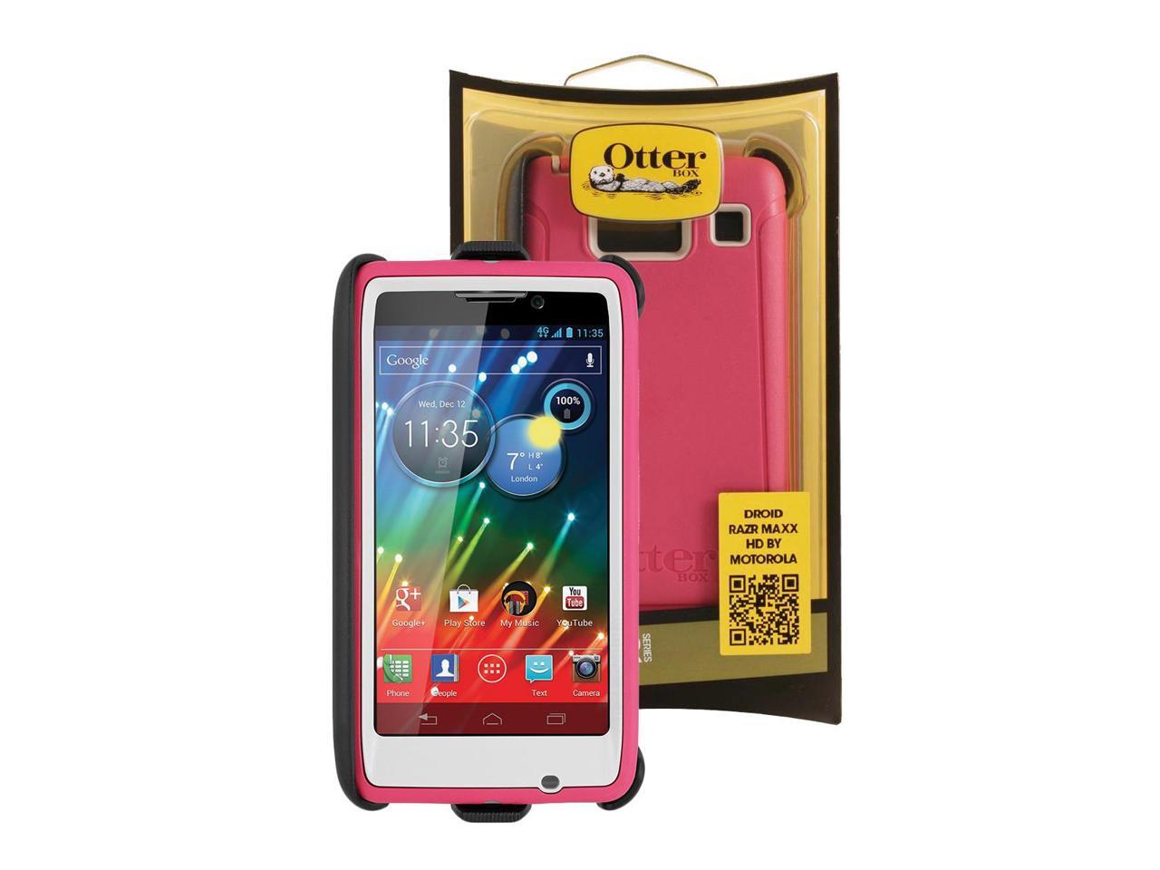 OtterBox Defender Case for Motorola Droid RAZR Maxx HD (Blushed Pink ...