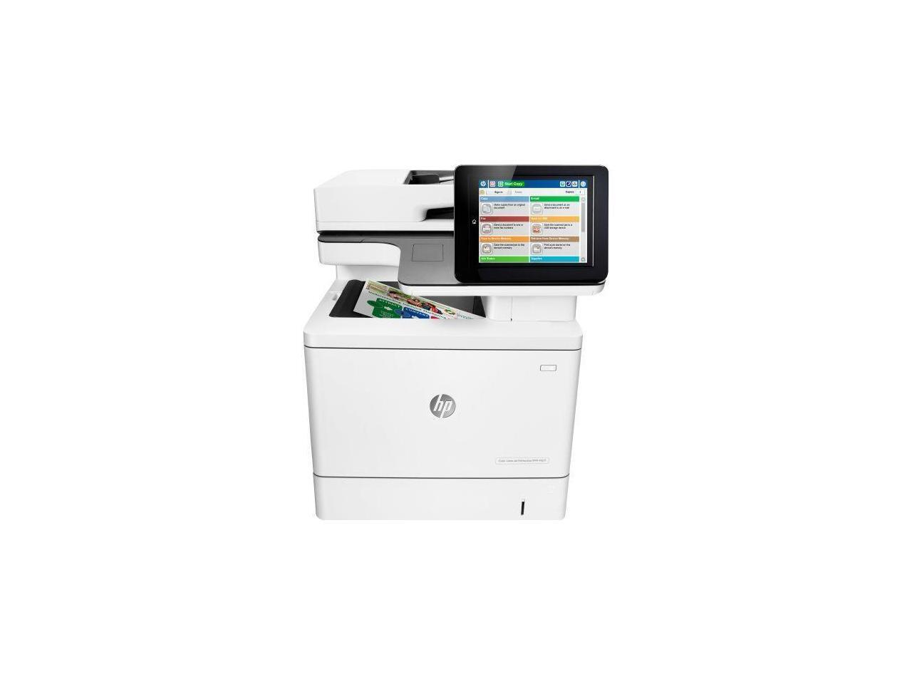 HP LaserJet M577c Laser Multifunction Printer - Color - Plain Paper ...