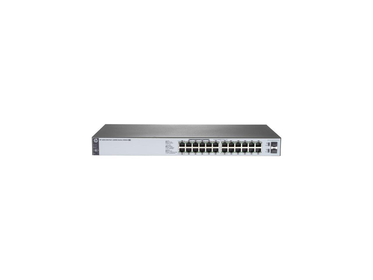HPE OfficeConnect 1820 24G PoE+ (185W) Switch (J9983A) - Newegg.ca