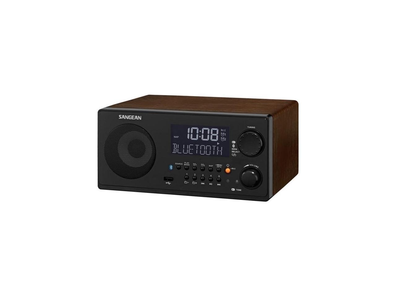 Sangean FM-RBDS /AM/ USB Bluetooth Digital Tabletop Radio with Remote ...