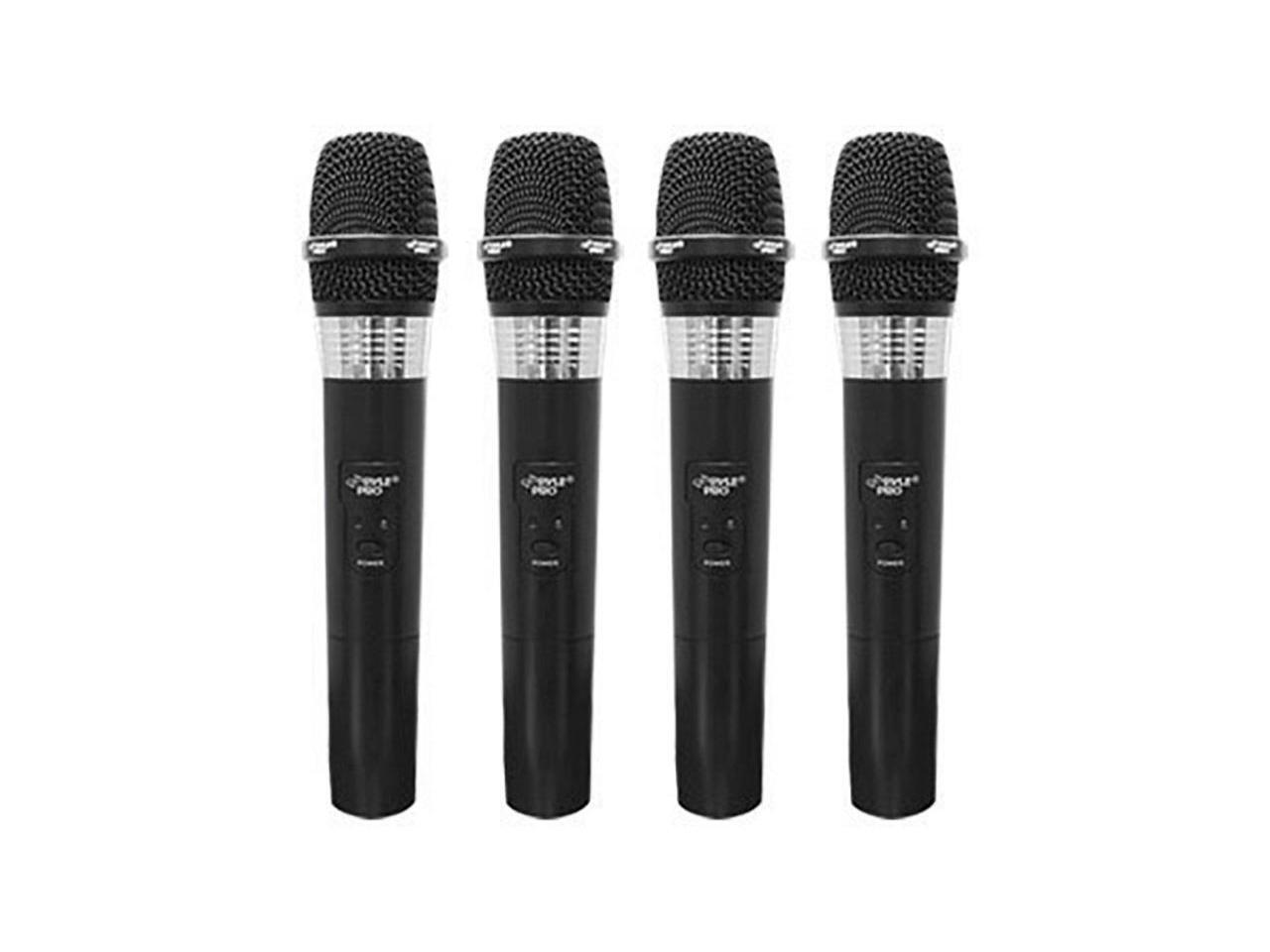 Pyle PDWM8700 8 Channel Wireless Live Sound Microphone System with 4 ...