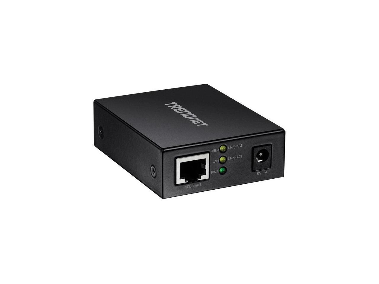 TRENDnet 100BASE-T to SFP Fiber Media Converter - Newegg.com