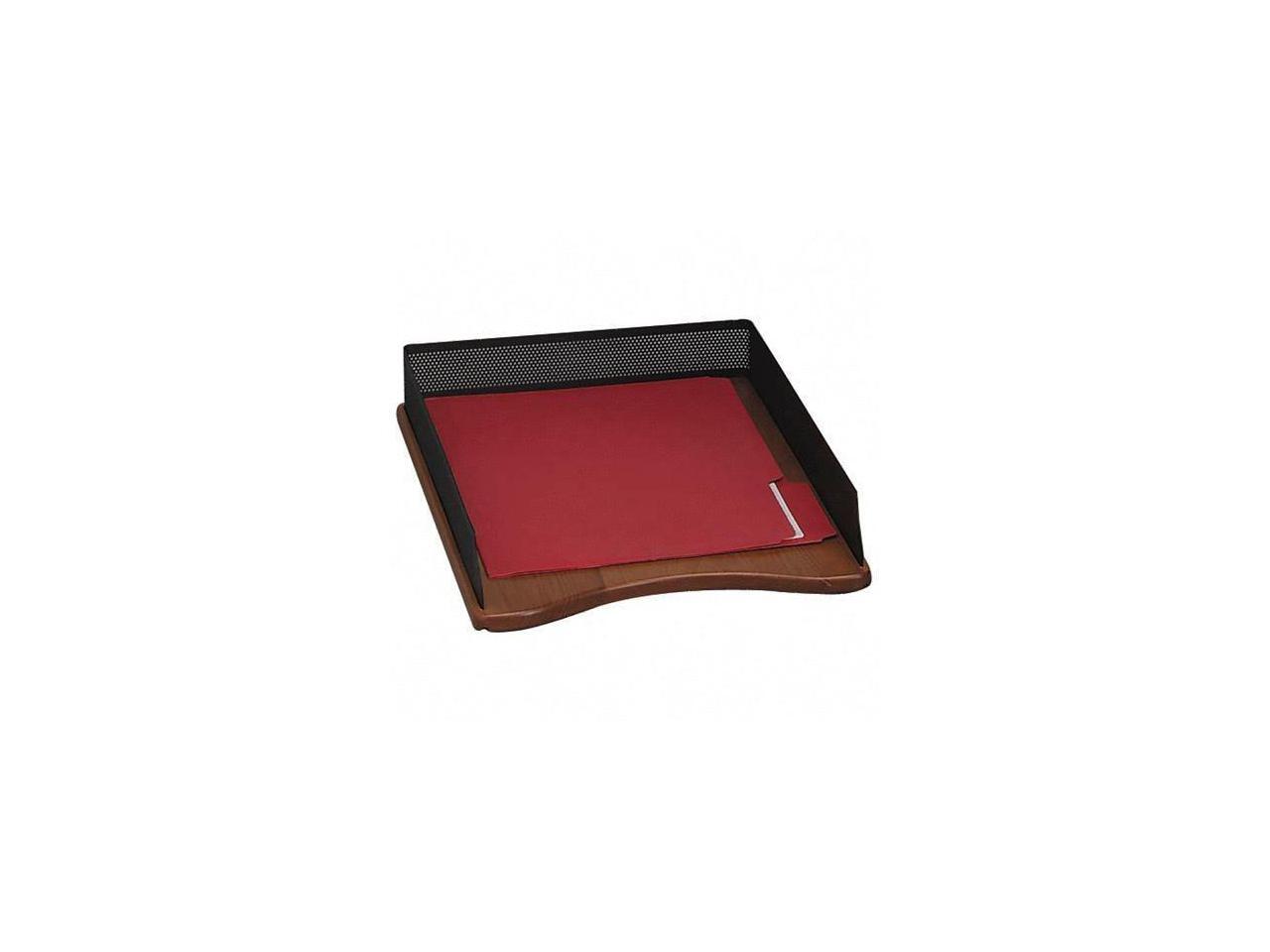 Eldon Expressions Open Mesh/Cherry Wood Letter Tray - Newegg.com