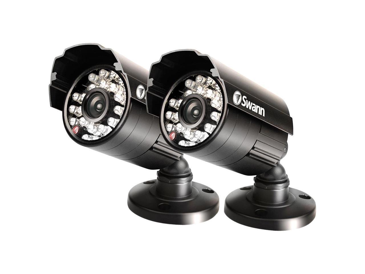 Swann PRO-530 Multi-Purpose 600 TVL Day/Night Security Camera (2-PACK ...