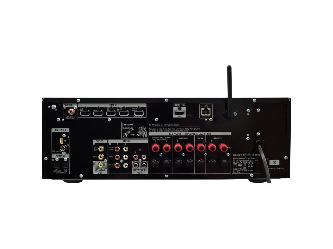 Sony STR-DN850 7.2 Channel AV Receiver Bluetooth, Wi-FI - Newegg.com