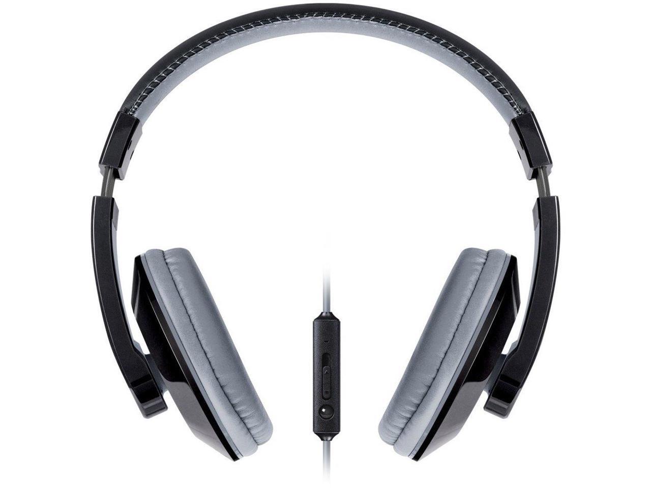 Merkury M-Hm710 Urban Beatz Large Headphones With Microphone ,Black ...