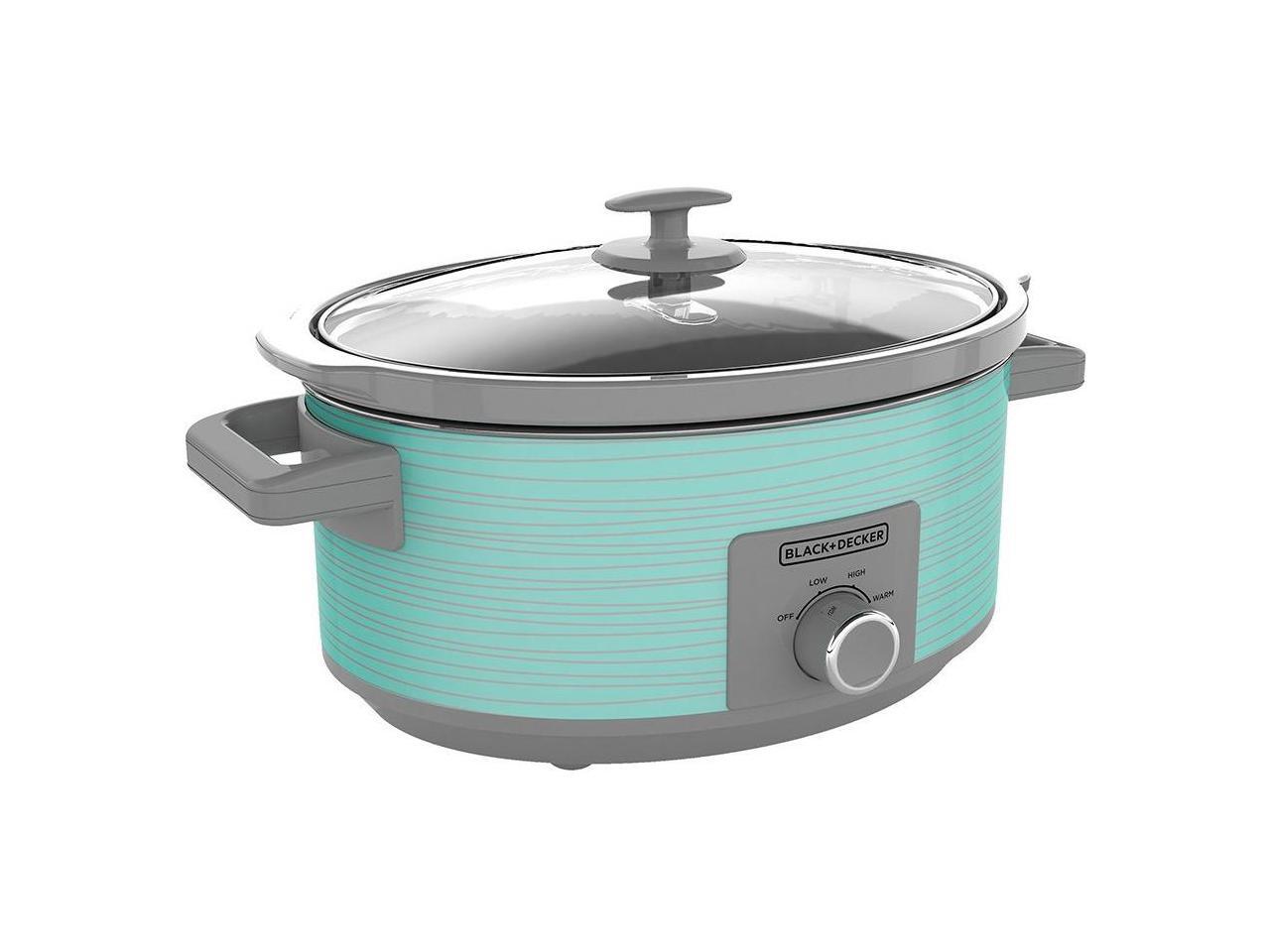 Black & Decker SC2007D 4Qt Slow Cooker Blue Pulse - Newegg.com