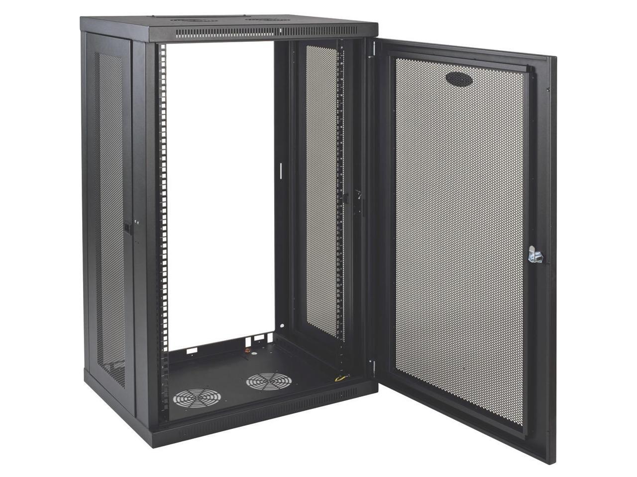 Tripp Lite 21U Low-Profile Switch-Depth Wall-Mount Rack Enclosure ...