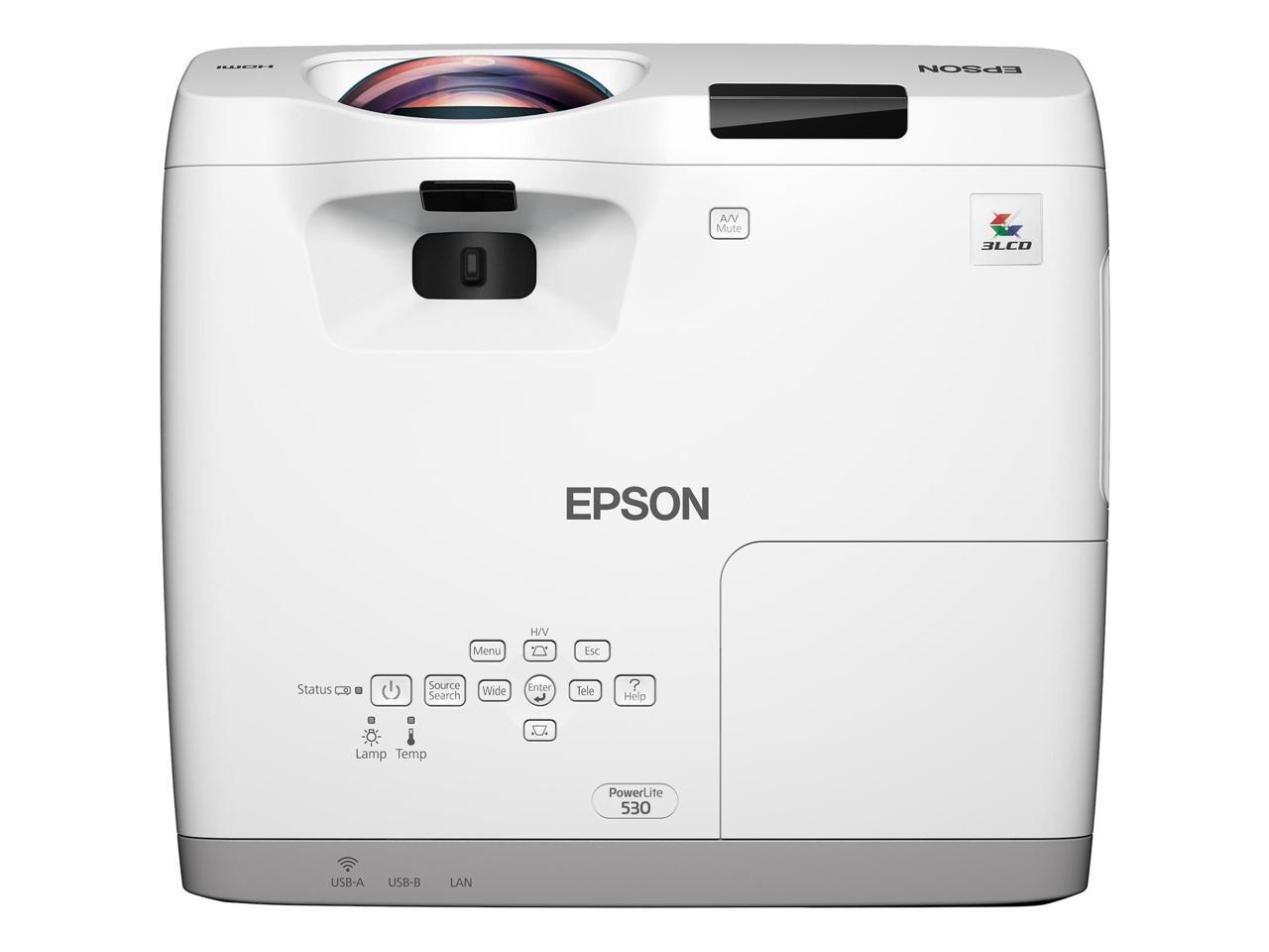 Epson PowerLite 530 XGA 3LCD Projector for SMART Interactive ...