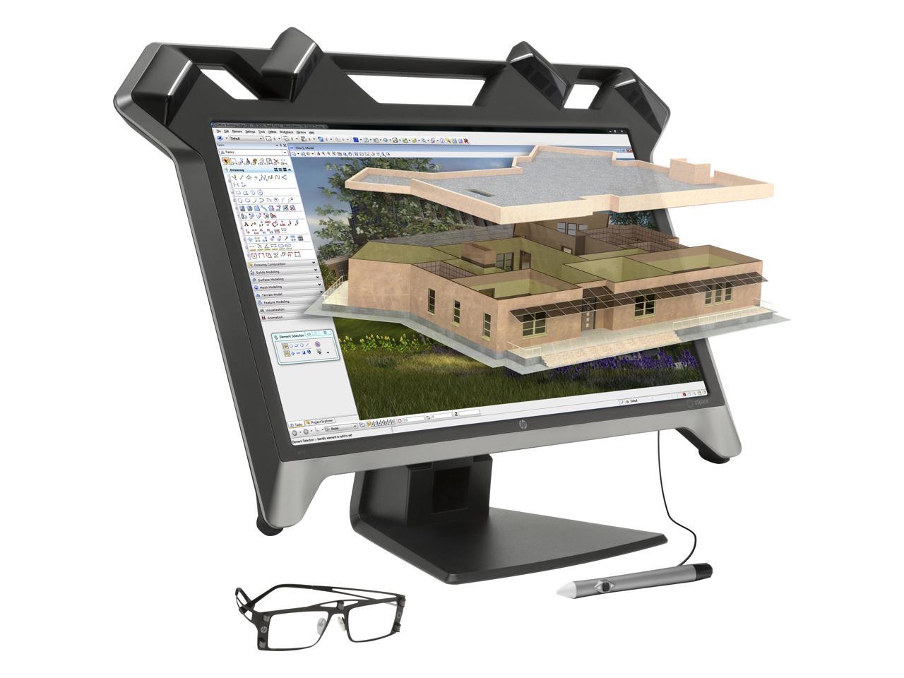 HP Zvr 3D LED Virtual Reality Display 23.6 Inch 3D Monitor - Newegg.com