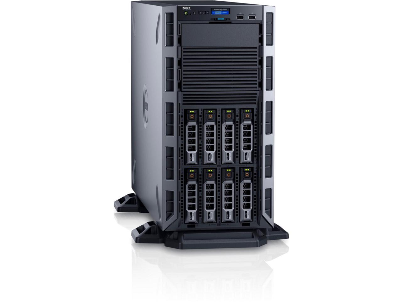 Dell PowerEdge T330 5U Tower Server - 1 x Intel Xeon E3-1220 v5 Quad-core (4 Core) 3.50 GHz ...