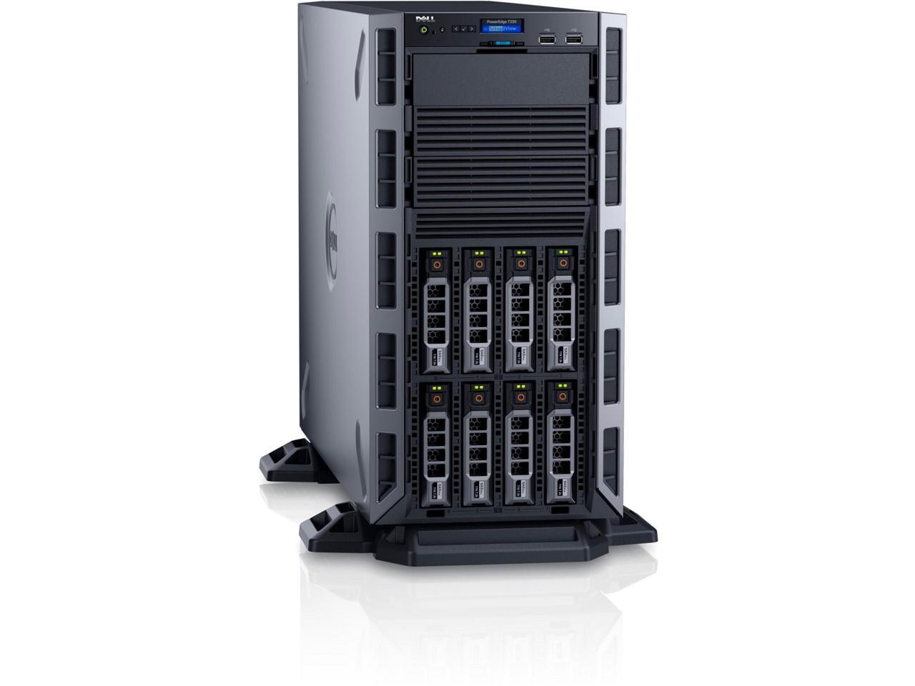 Dell PowerEdge T330 5U Tower Server - 1 x Intel Xeon E3-1240 v5 Quad-core (4 Core) 3.50 GHz ...