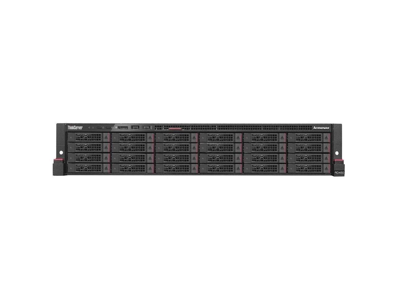 Lenovo ThinkServer RD450 70QQ001BUX 2U Rack Server - 2 x Intel Xeon E5 ...
